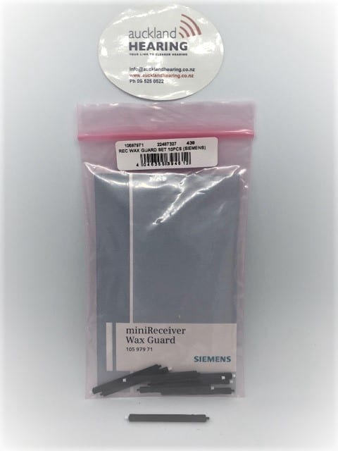 Siemens miniReceiver Wax Guard (pack of 10) - Auckland Hearing